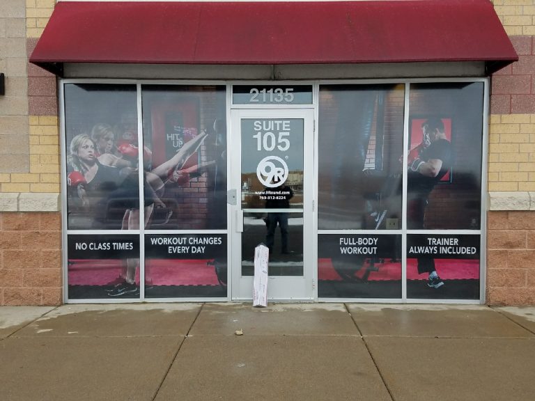 Perforated Vinyl Window Graphics - RPM