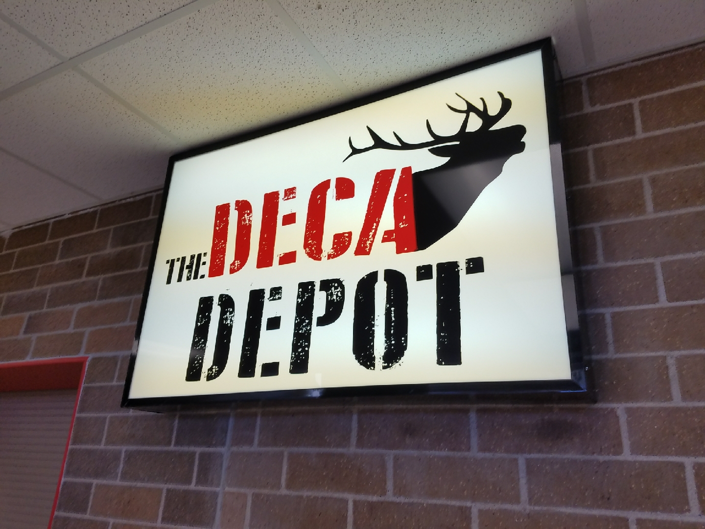 Elk River High School DECA Depot Sign Reface - RPM