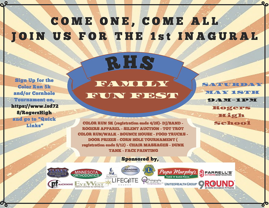 Support Rogers High School; Family Fun Fest - RPM