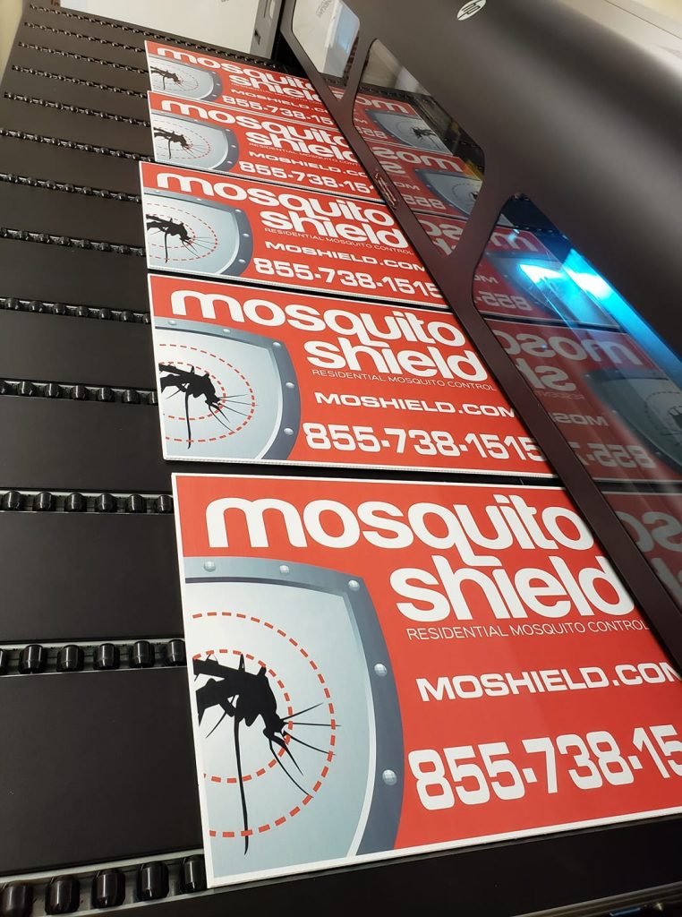 Mosquito Shield yard signs - RPM Graphics