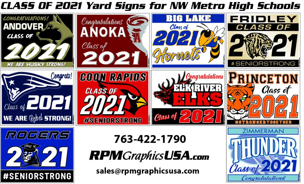 Class of 2021 Graduate Yard signs - RPM