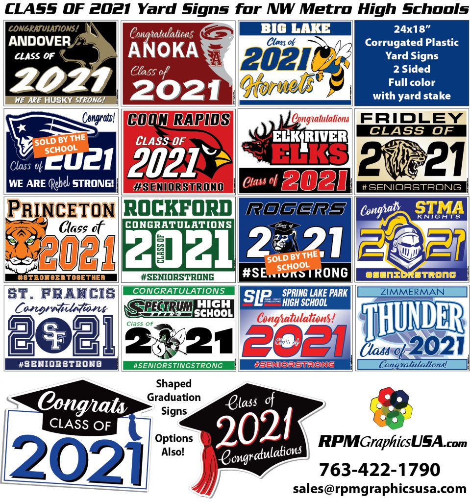 2021 Graduation Yard Signs - RPM