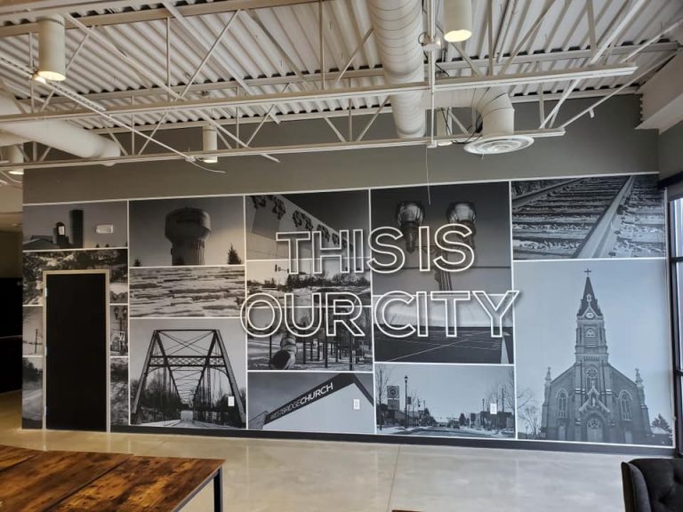 Interior wall graphics with impact - RPM Graphics