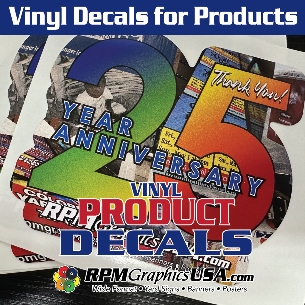 Manufacturing and product decals - RPM