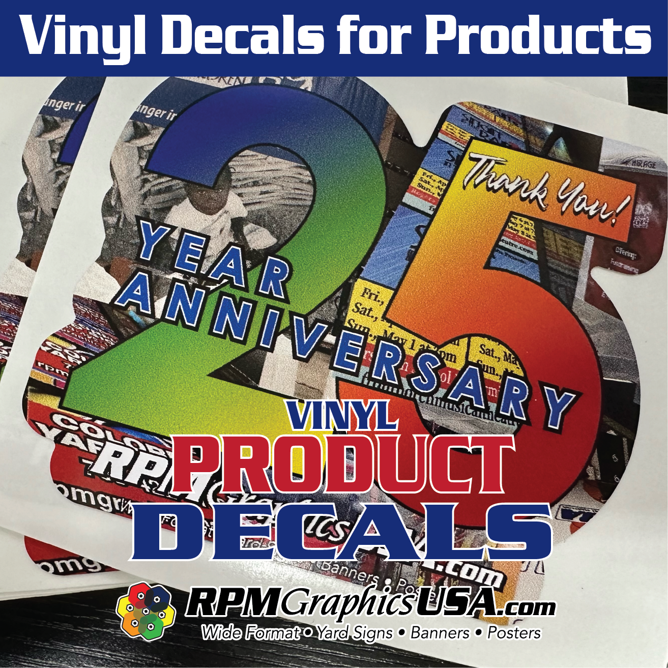 Manufacturing and product decals - RPM