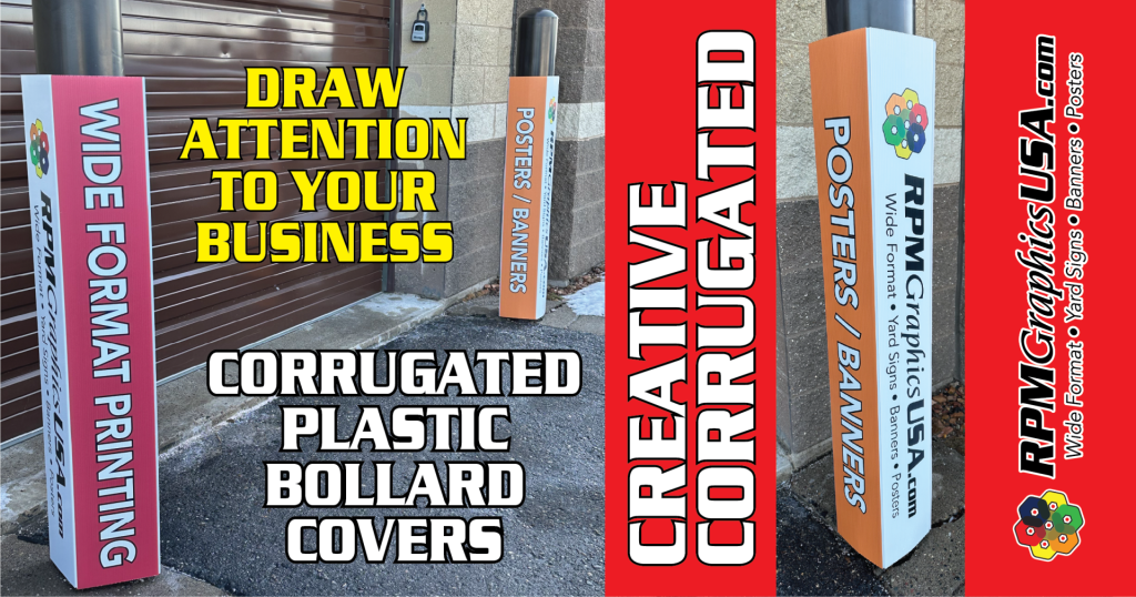 Corrugated Plastic Bollard Covers - RPM