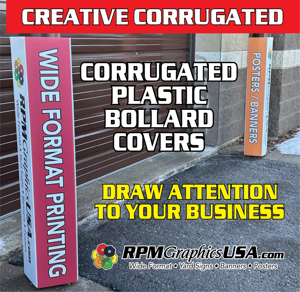 Corrugated Plastic Bollard Covers - RPM