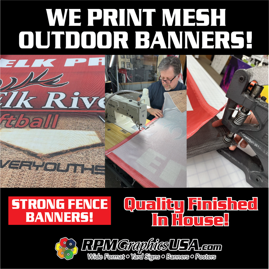 Strong Mesh Fence Banners! - RPM